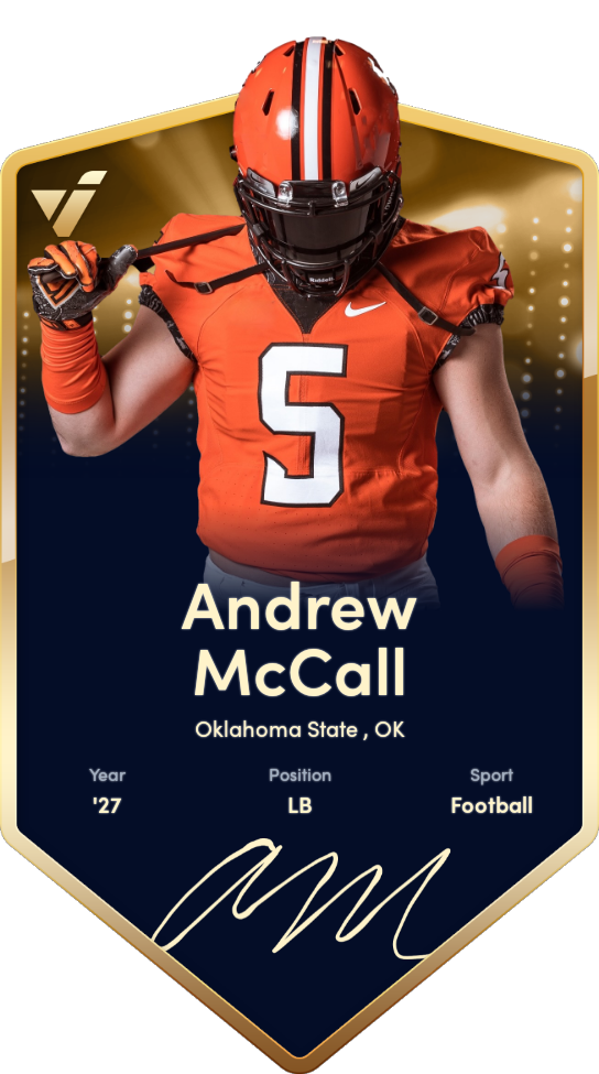 Andrew McCall dropping their NFT on VerifiedInk